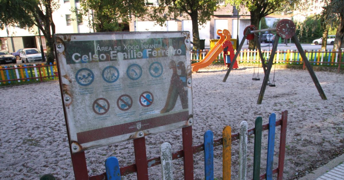 Estos son los nuevos elementos de juego del parque Celso Emilio ...